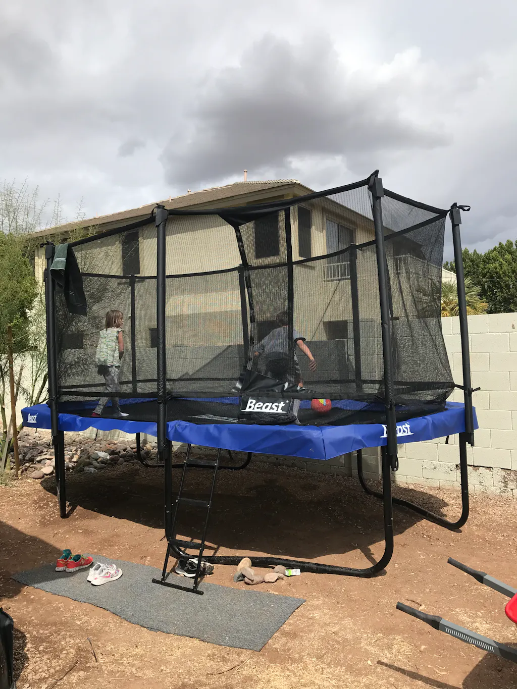 Beast K9 10x17 Performance Rectangle Trampoline with Enclosure | Heavy ...