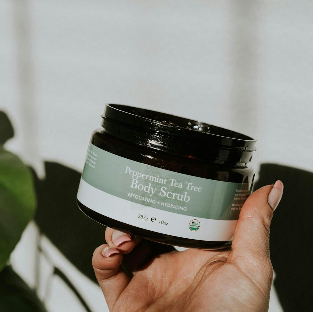 Peppermint Tea Tree Body Scrub – Beauty by Earth