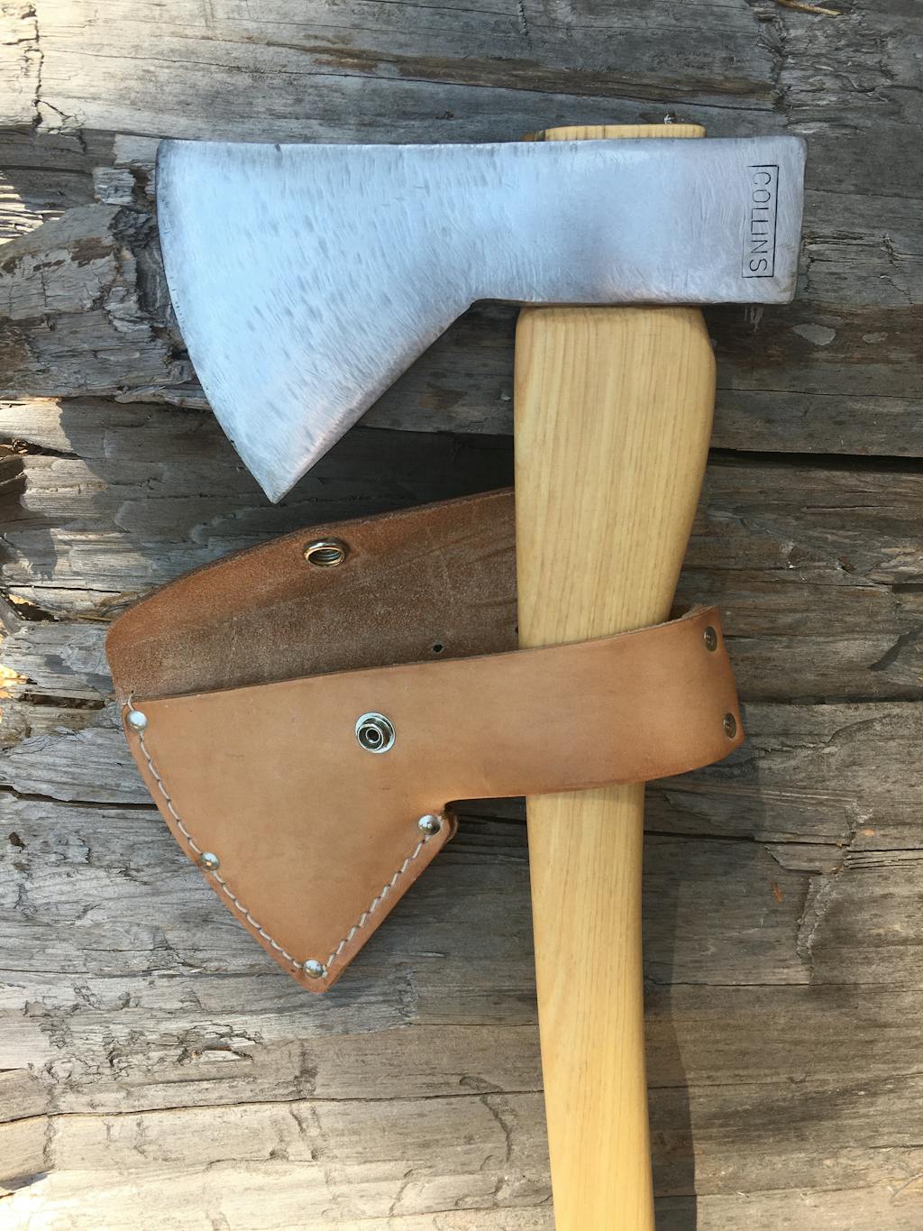 Hudson Bay Axe Leather Sheath Fits 2~ 2.25 lb. Axes. Top Grain USA Mad ...
