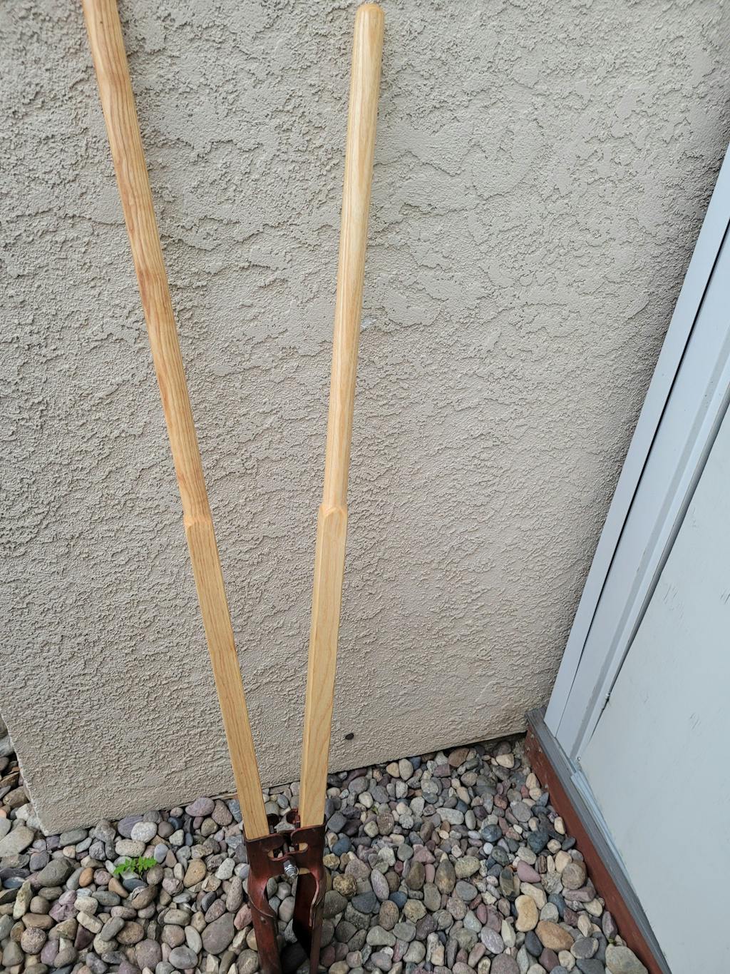 48" Post Hole Digger Handles Square Bottom USA Made | Beaver-Tooth ...