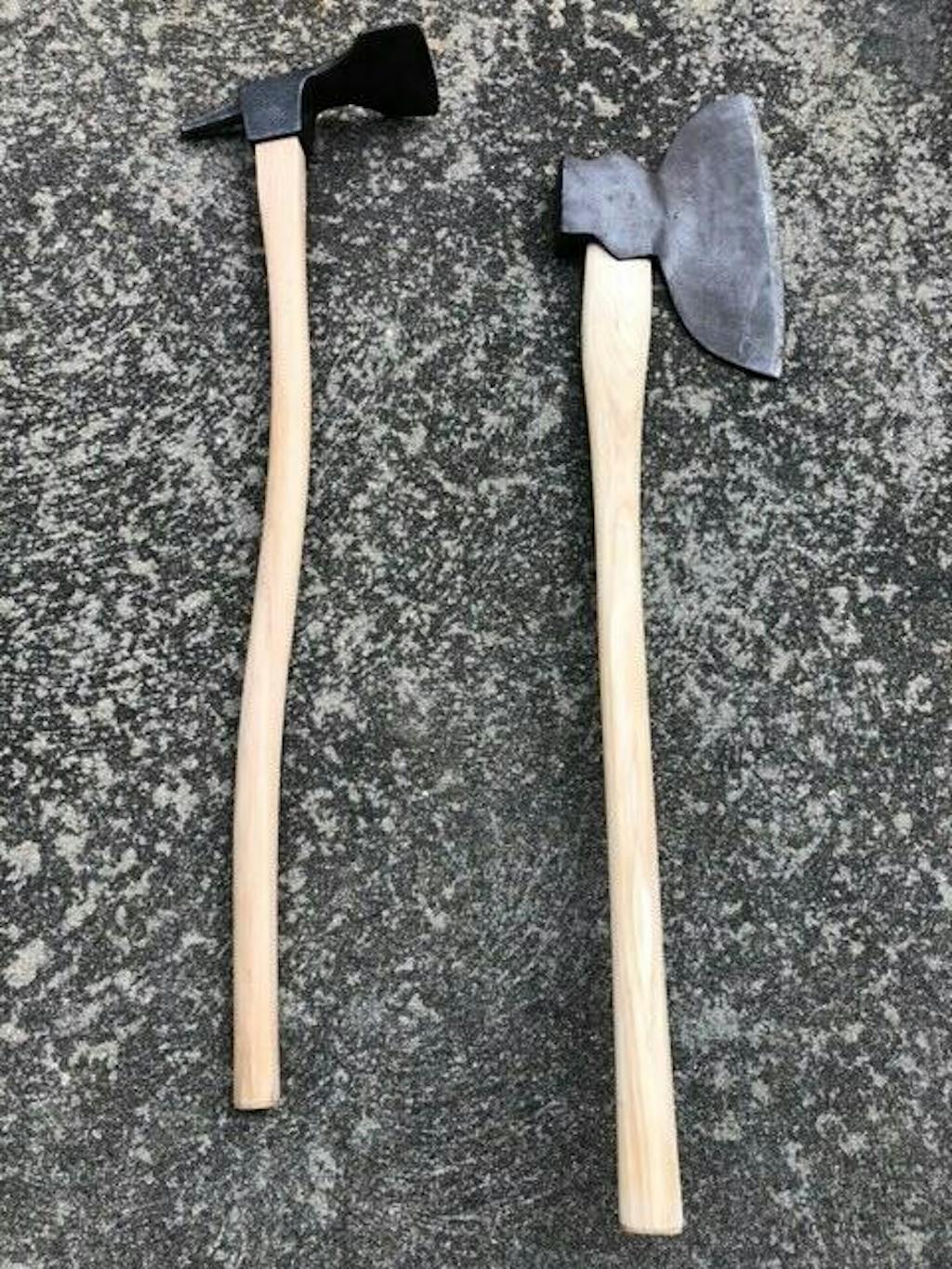 Broad Axe Handle Offset American Hickory Beaver-Tooth Handle Co ...