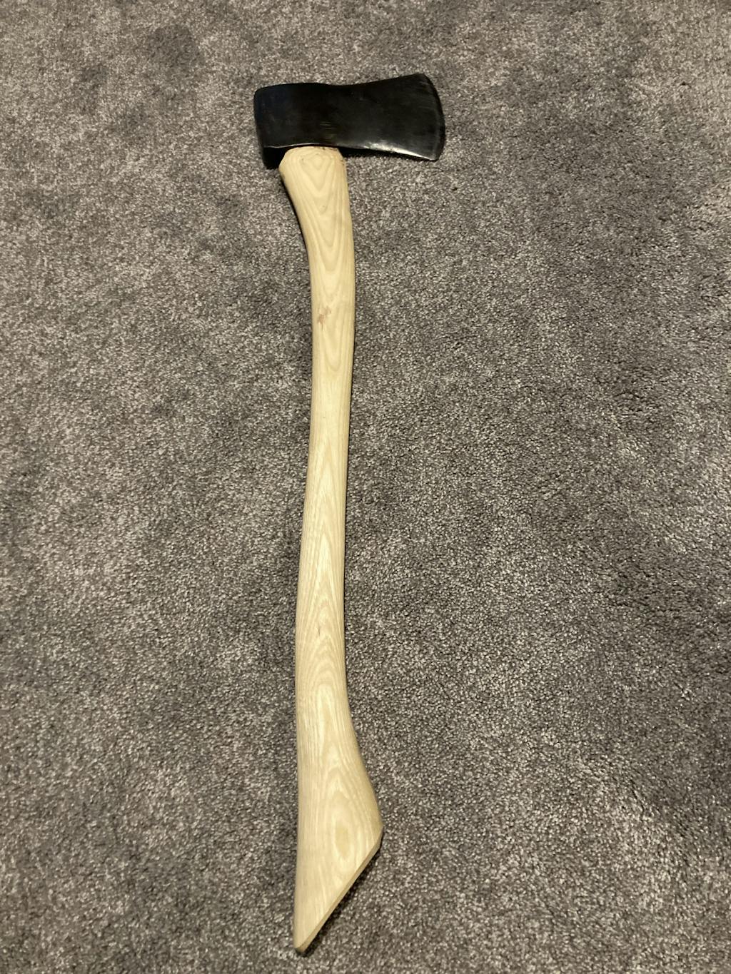 30" Single Bit Bent Grip French Favorite Pattern American Hickory ...