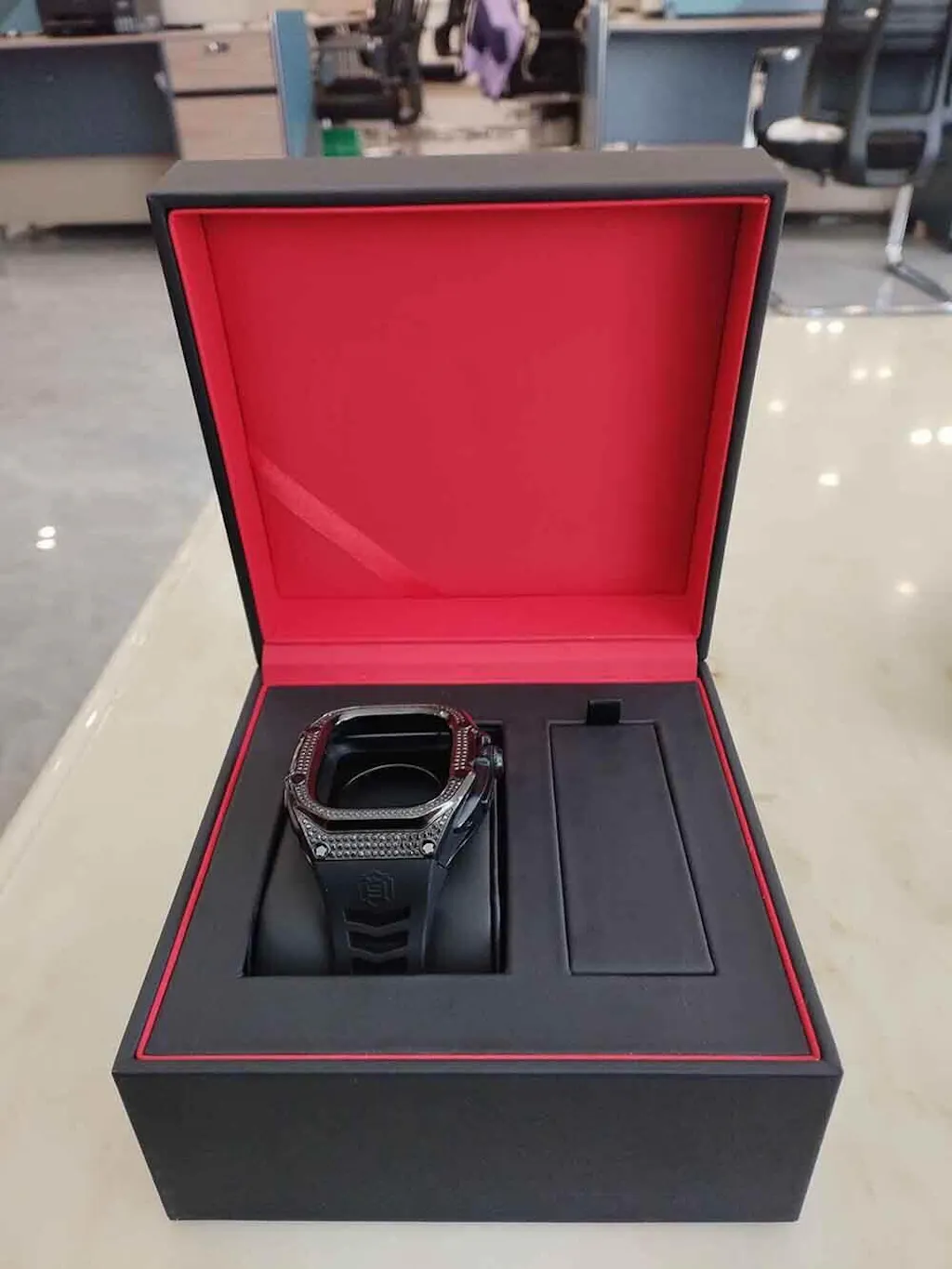 316 Stainless Steel Luxury Apple Watch Series 46MM Case | Beeasy