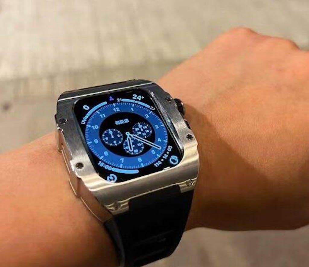 316 Stainless Steel Luxury Apple Watch Series 46MM Case | Beeasy