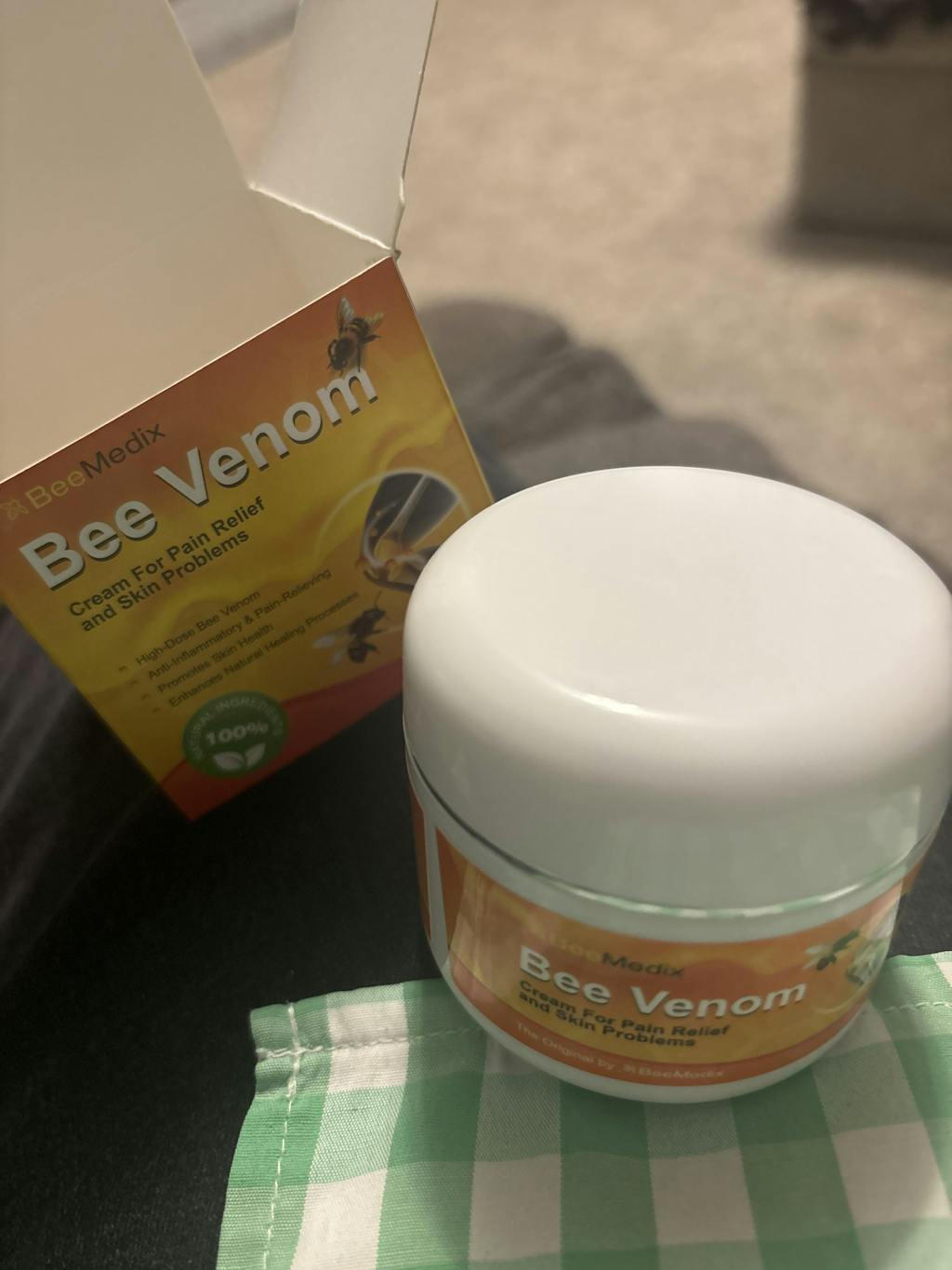 BeeMedix Bee Venom Cream For Pain Relief And Skin Problems (3.5 fl. oz