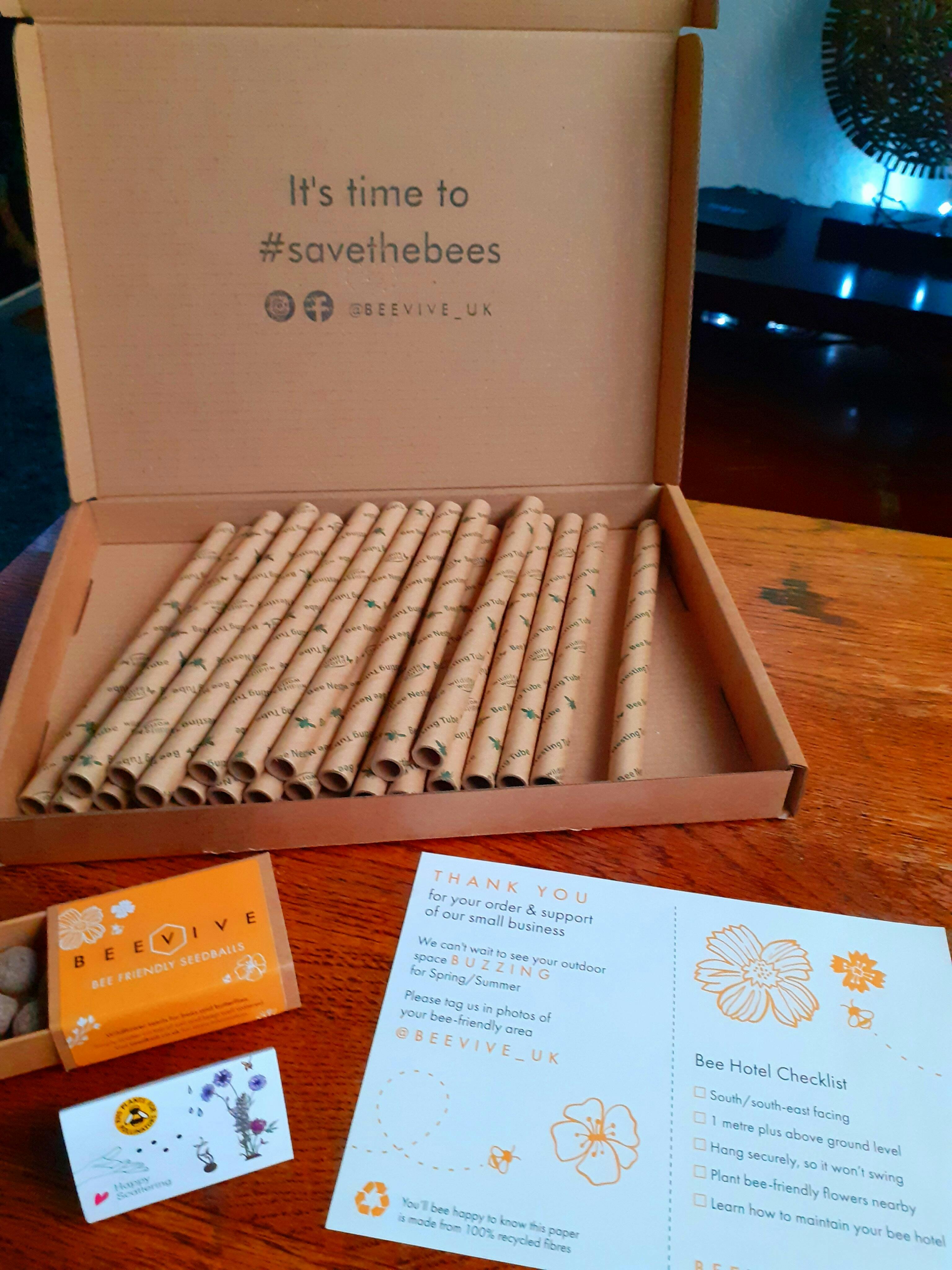 Bee Nesting Tubes for Solitary Bees (pack of 24) – Beevive