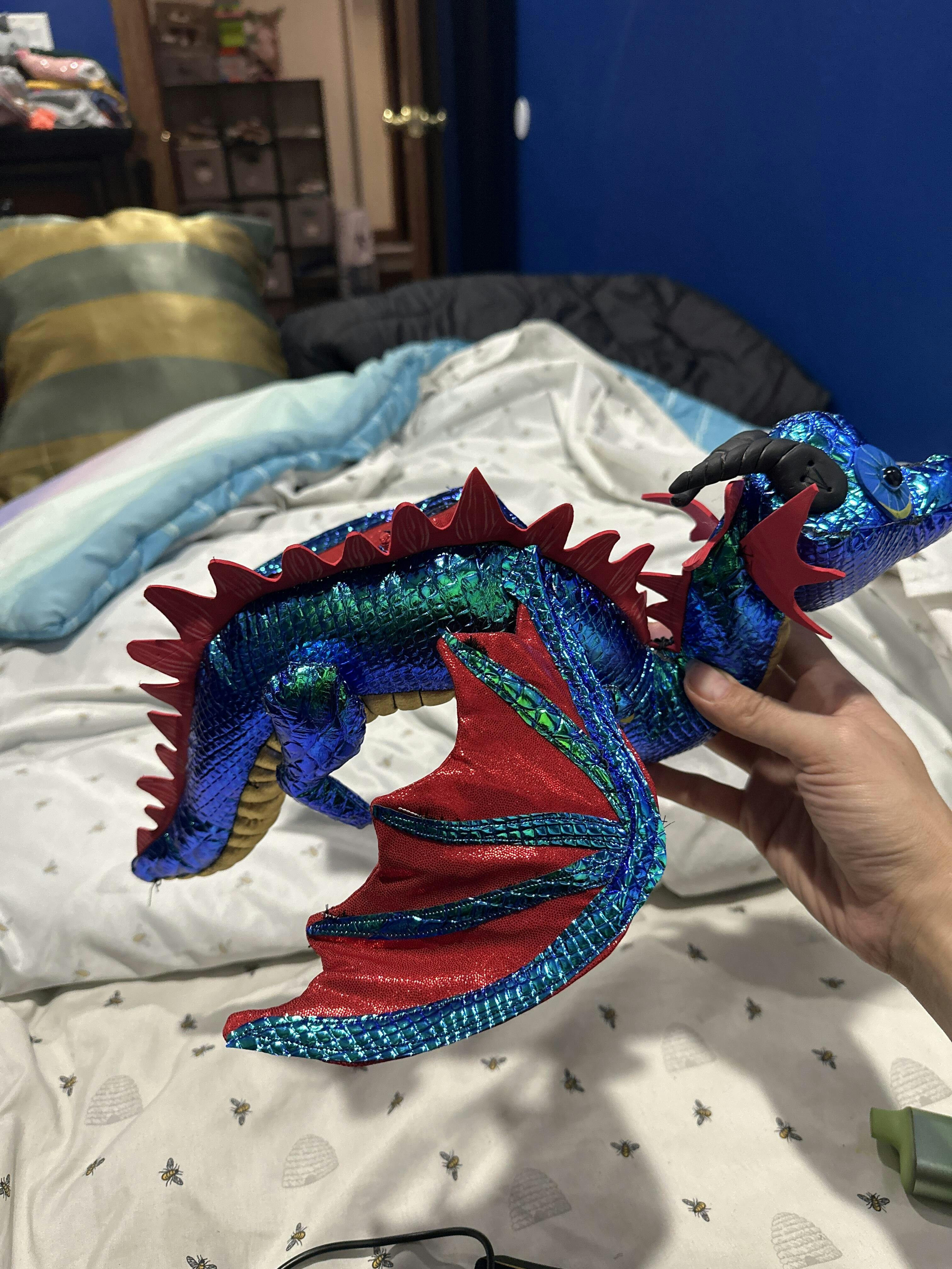 Shoulder Dragon Plush Sewing Pattern, Stuffed Animal Pattern, PDF File ...