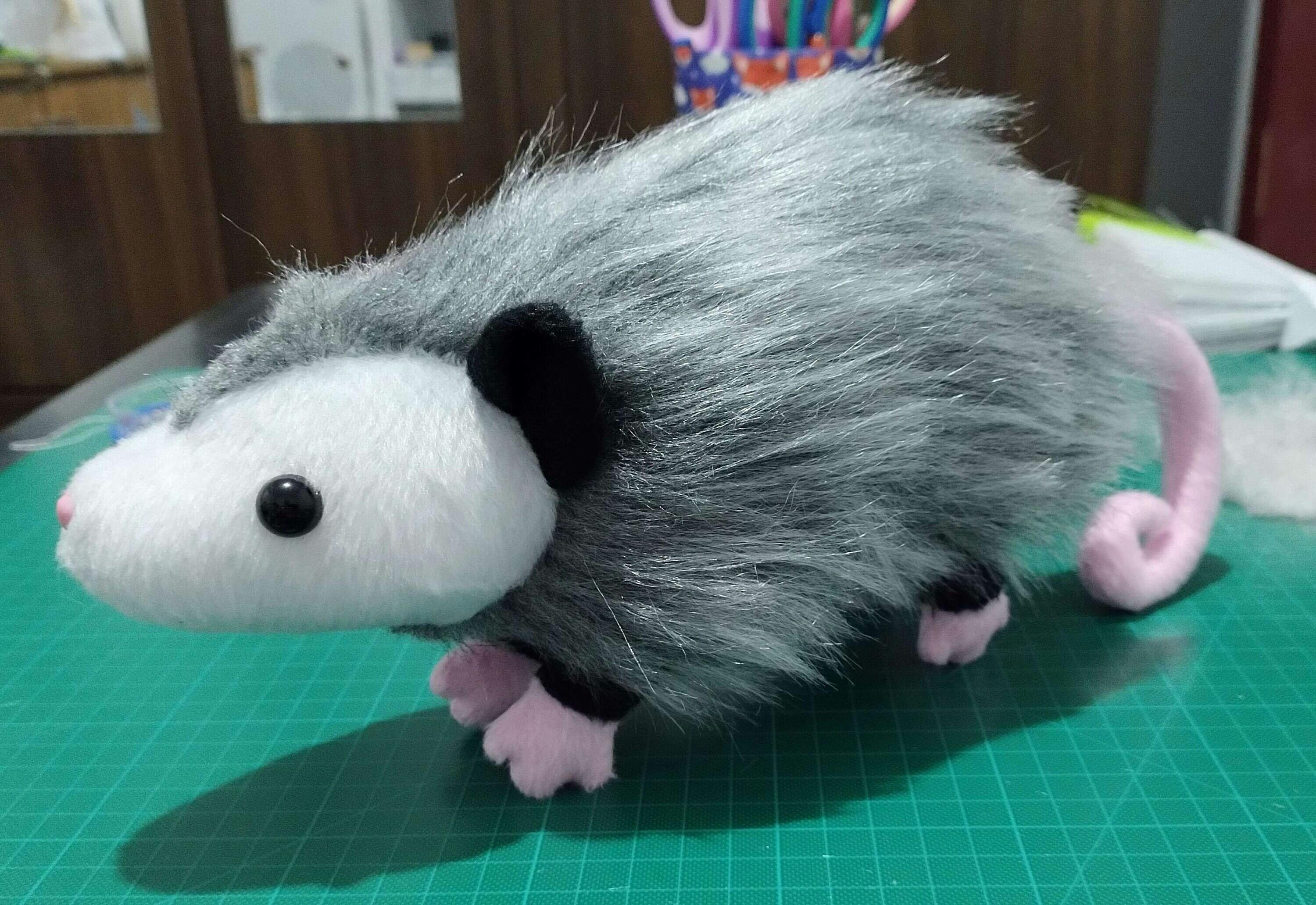 Opossum Stuffed Animal Sewing Pattern - Digital Download – BeeZeeArt