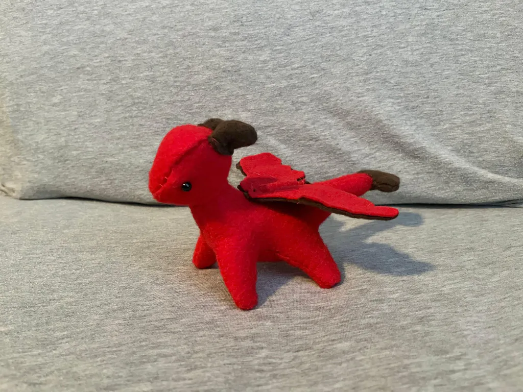 Tiny Dragon Stuffed Animal Sewing Pattern - Digital Download – BeeZeeArt