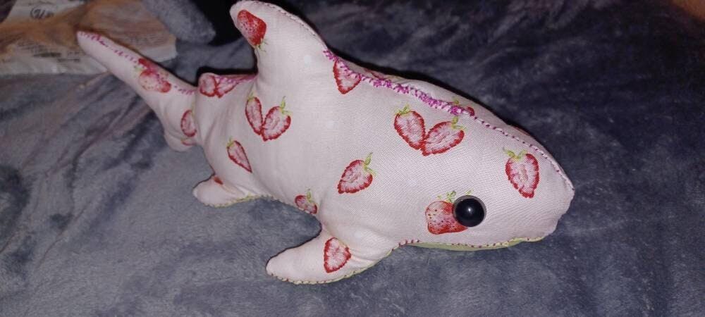 Shark Plush Sewing Pattern - Digital Download – BeeZeeArt