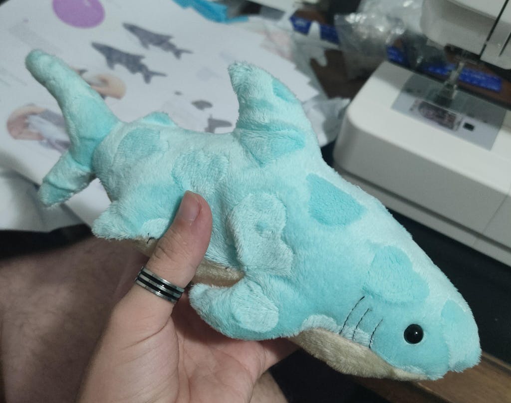 Shark Plush Sewing Pattern - Digital Download – BeeZeeArt