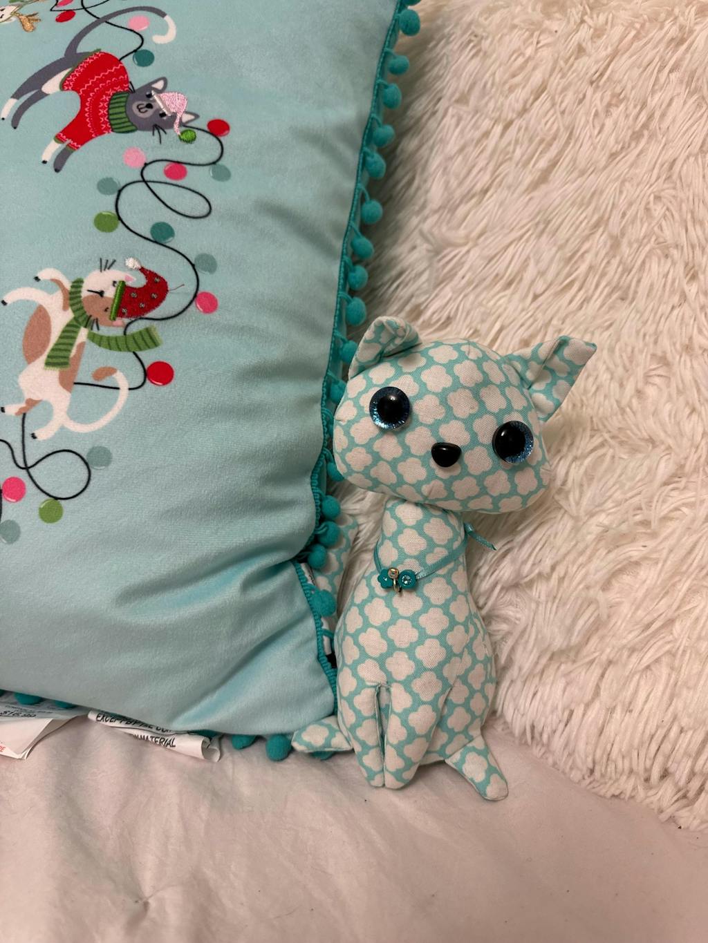 Sitting Kitty Cat Stuffed Animal Sewing Pattern, PDF Plush Pattern - D ...