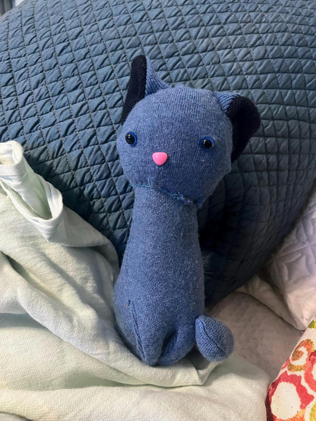 Sitting Kitty Cat Stuffed Animal Sewing Pattern, PDF Plush Pattern - D ...