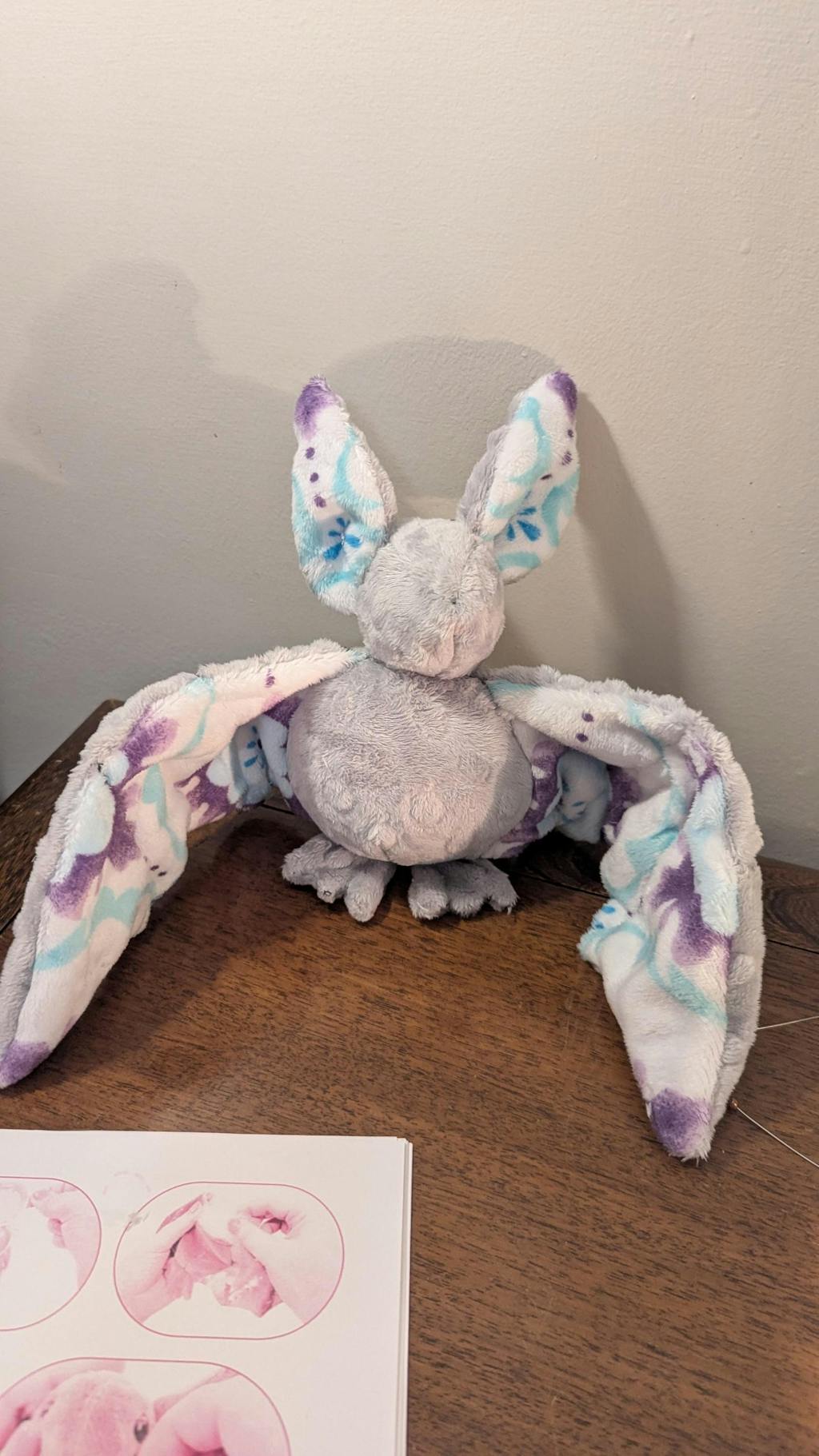 Bat Stuffed Animal Sewing Pattern - Digital Download – BeeZeeArt