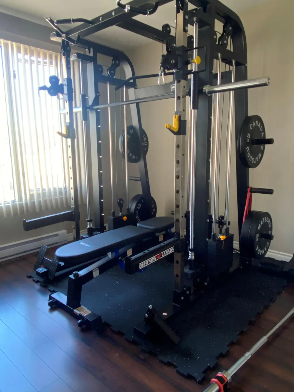 Mr. Monster Commercial Smith Machine Functional Trainer