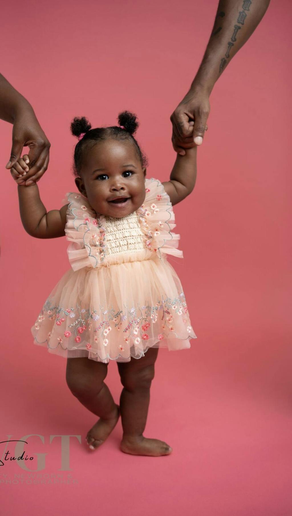 Pretty Me Baby Tulle Romper Dress - Peachy Pink – Before & Ever