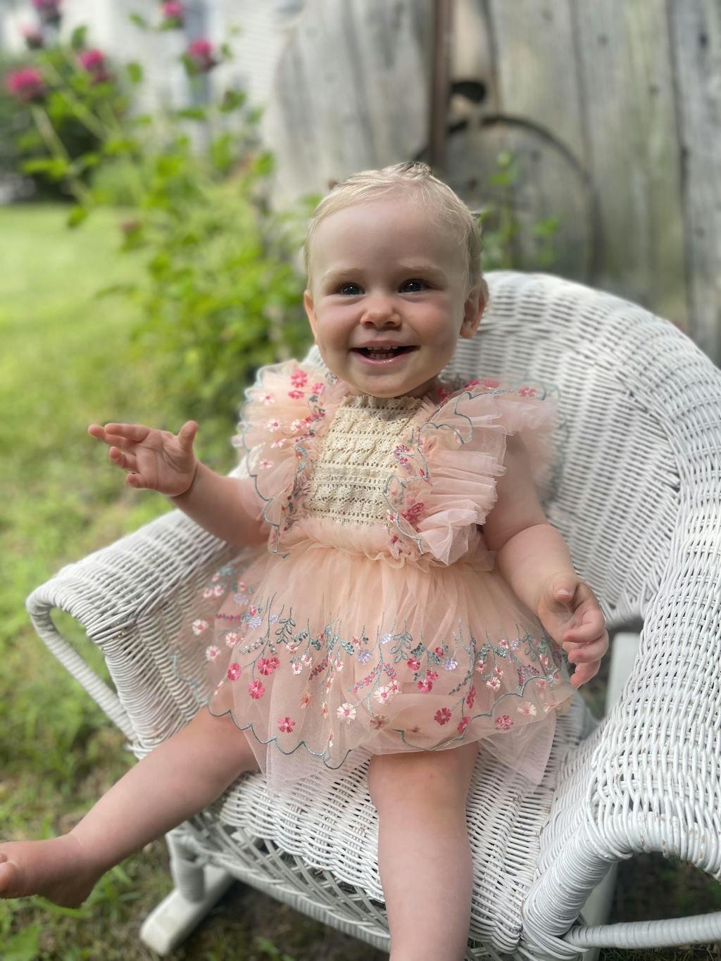 Pretty Me Baby Tulle Romper Dress - Peachy Pink – Before & Ever