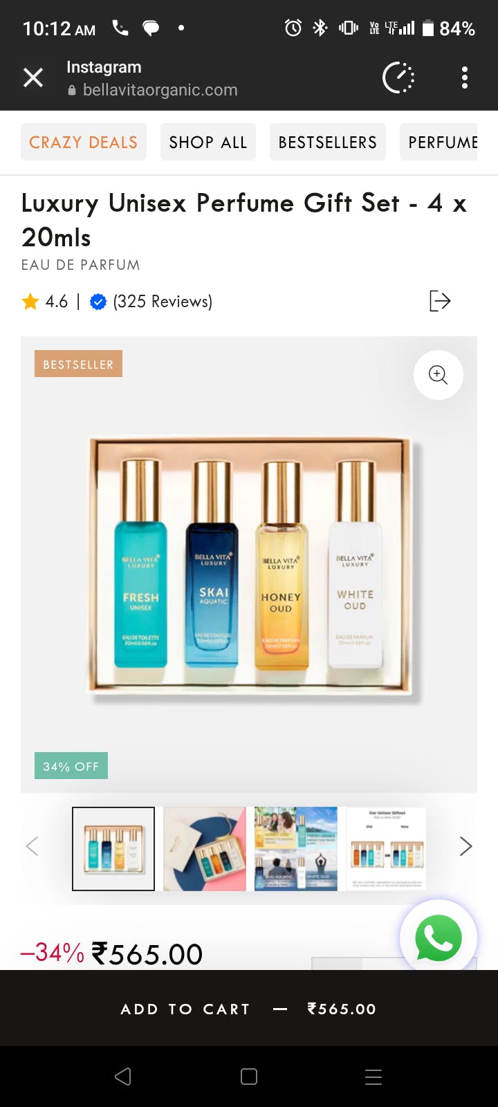 Buy Best Luxury Perfume Gift Sets for Men under ₹500 Online in India 2024 I BellaVita