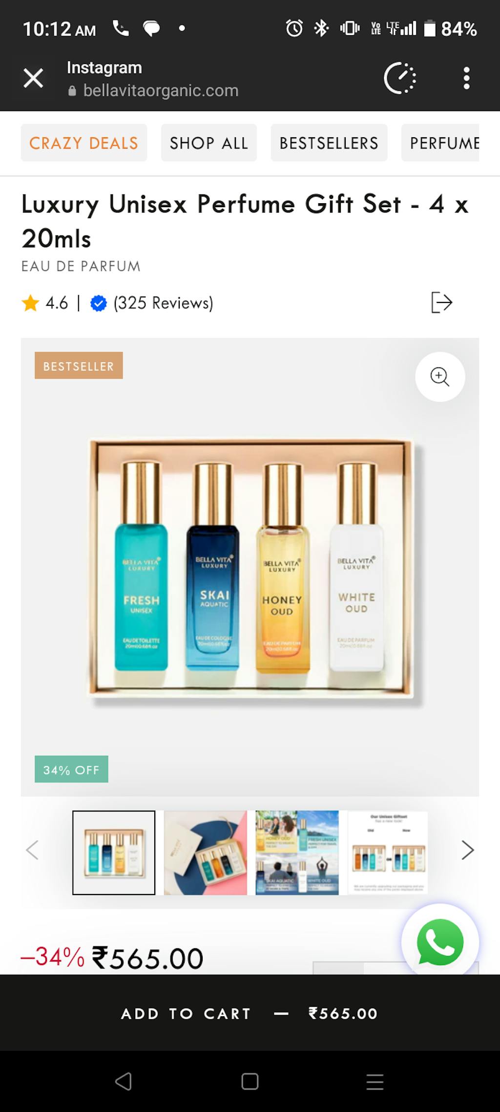 Buy Best Luxury Perfume Gift Sets for Men under ₹500 Online in India 2024 I BellaVita