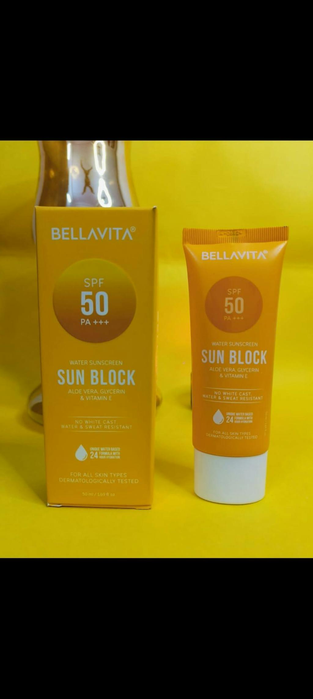Water Based Sunscreen SPF 50 PA+++ | Lightweight & Non-Greasy ...