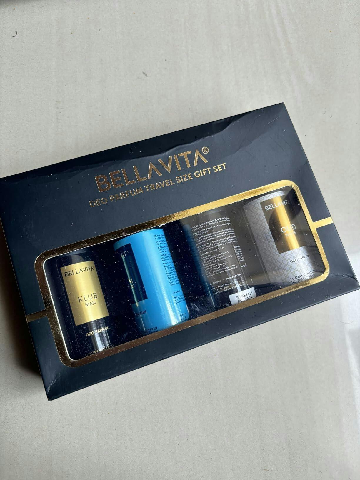 Deo Parfum Travel Size Gift I Set of 4 deos 50 ml Deo | Long Lasting ...