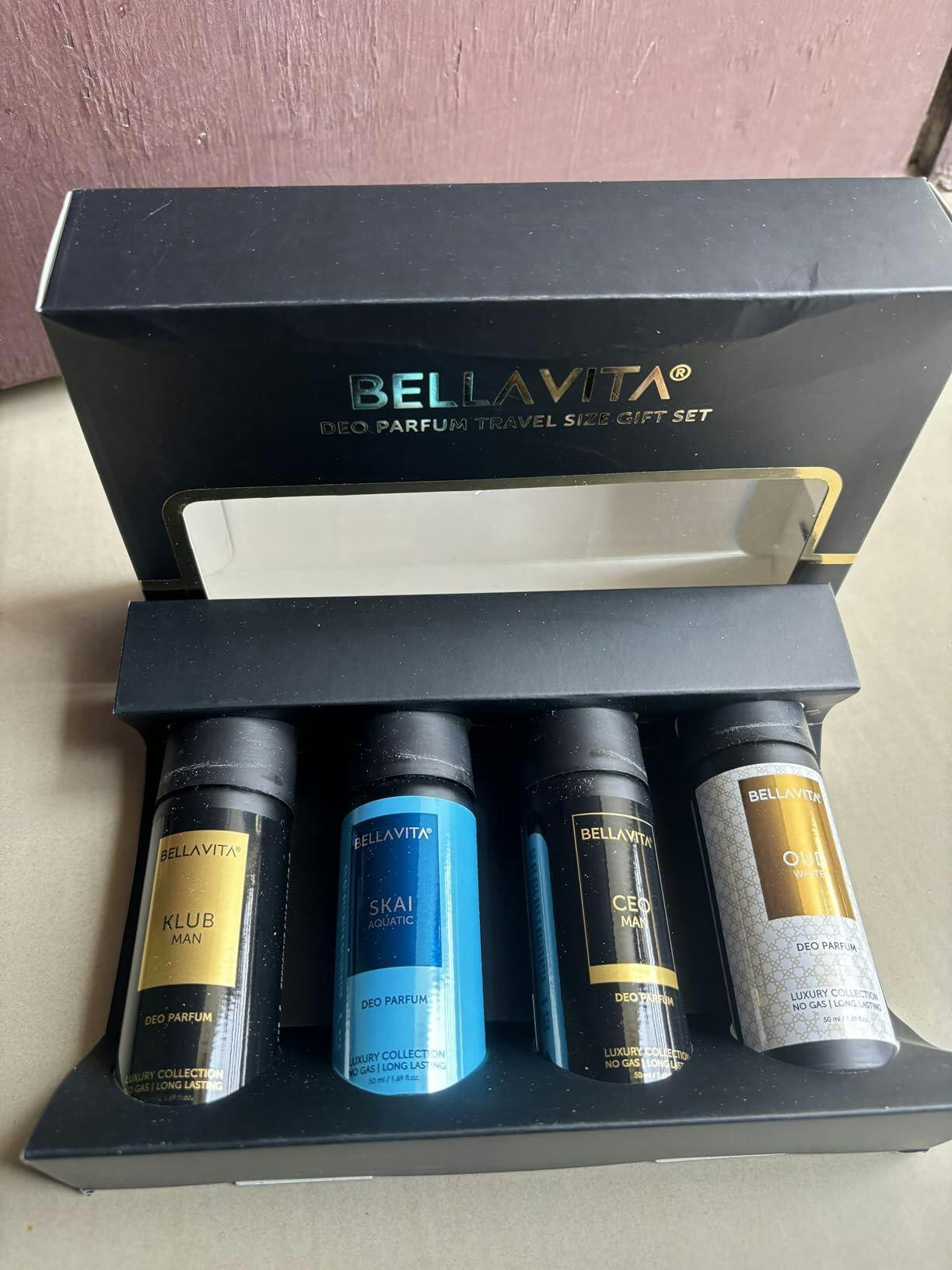 Deo Parfum Travel Size Gift I Set of 4 deos 50 ml Deo | Long Lasting ...