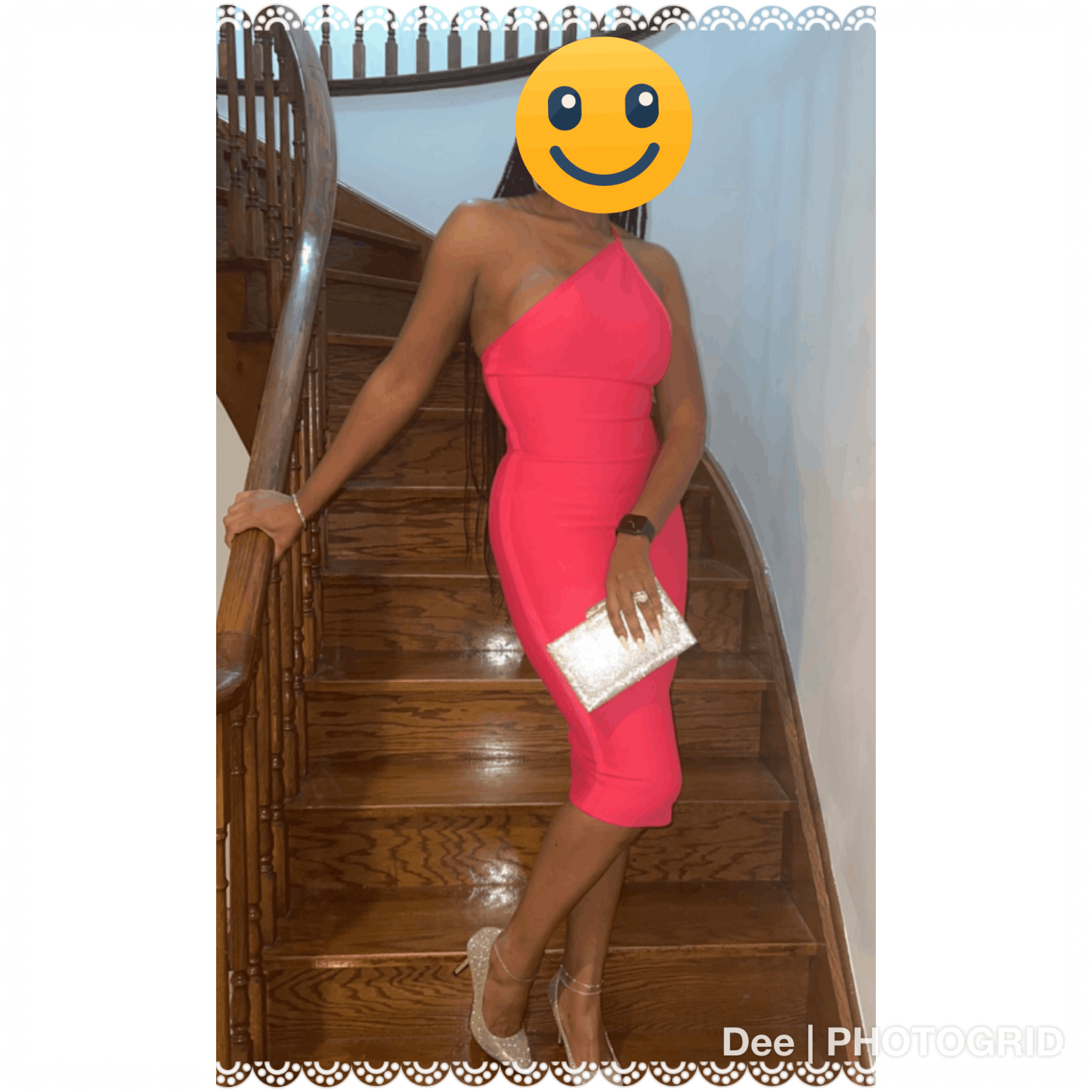 One Shoulder Dress Pink Midi Dress Cocktail Dress Bellabarnett one-shoulder-dress-pink-midi-dress-cocktail-dress-bellabarnett
