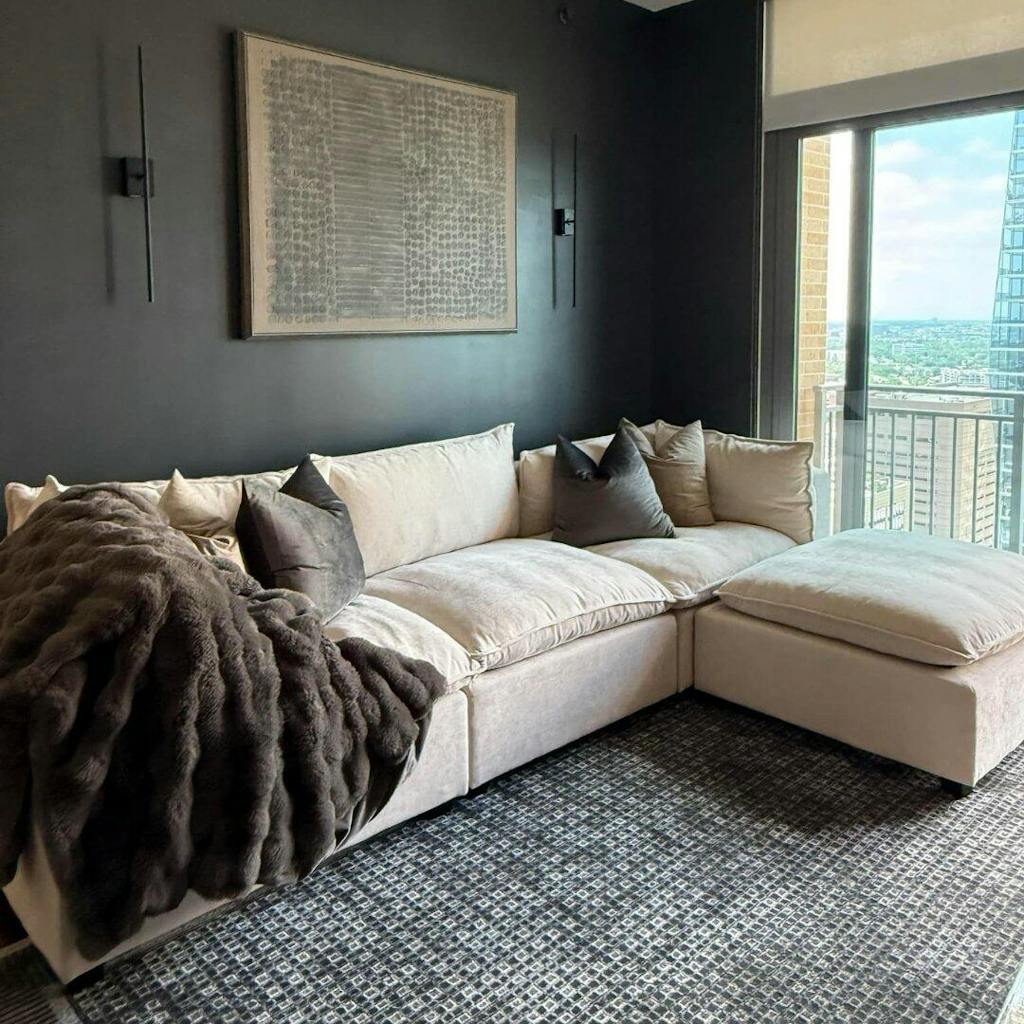 Bella L-Shape + Ottoman – Bellamia Collections