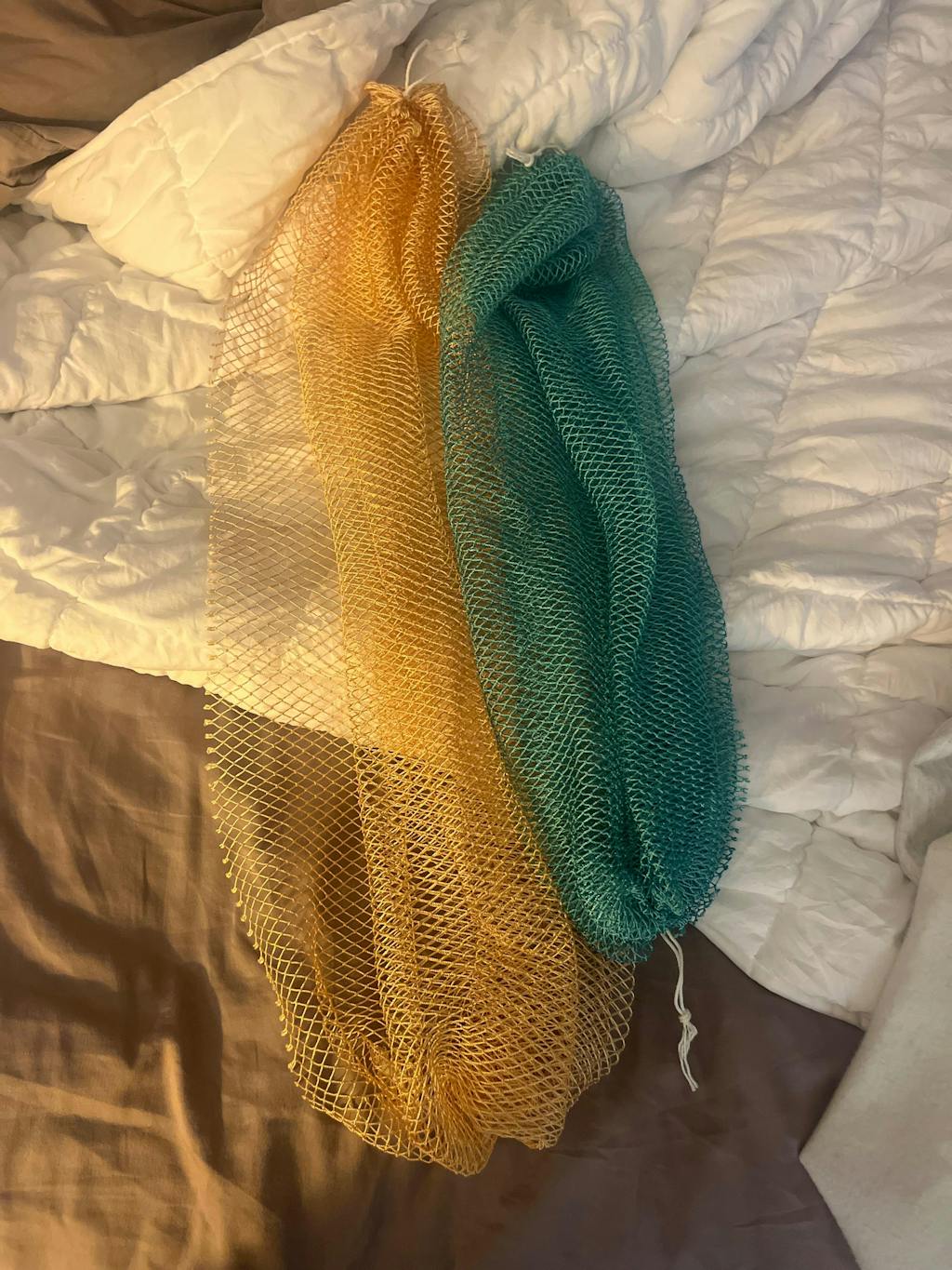 4-Piece African Exfoliating Net Sponge Set – Bellanomi