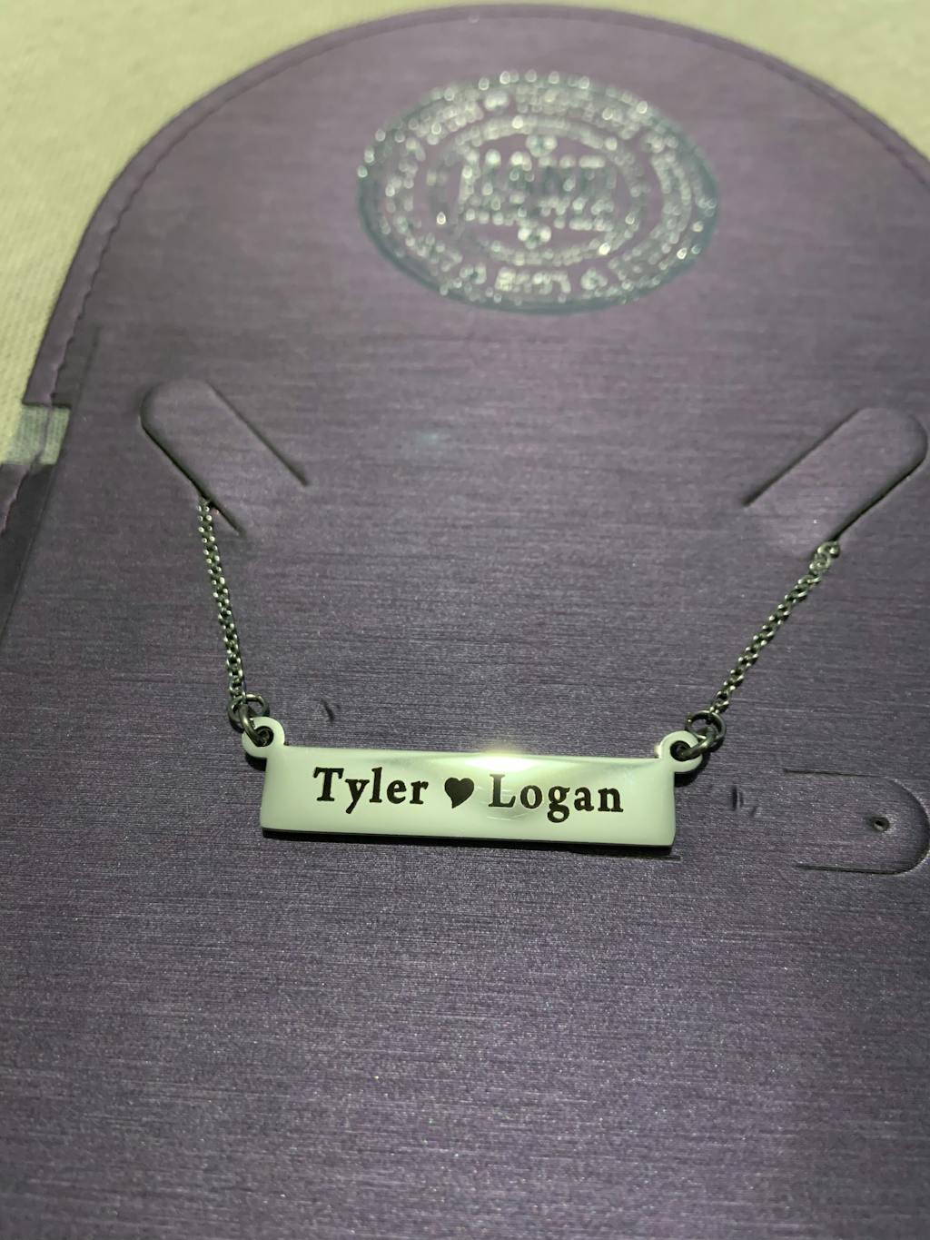 Personalised The Jess Name Bar Necklace - Silver, Gold or Rose Gold ...