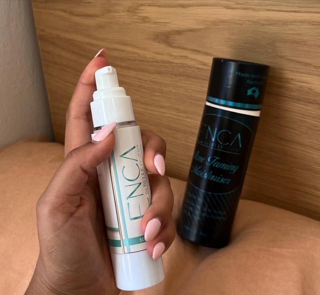 Enca Acne Clearing Set - Cleanser & Moisturiser for Acne-Prone Skin ...