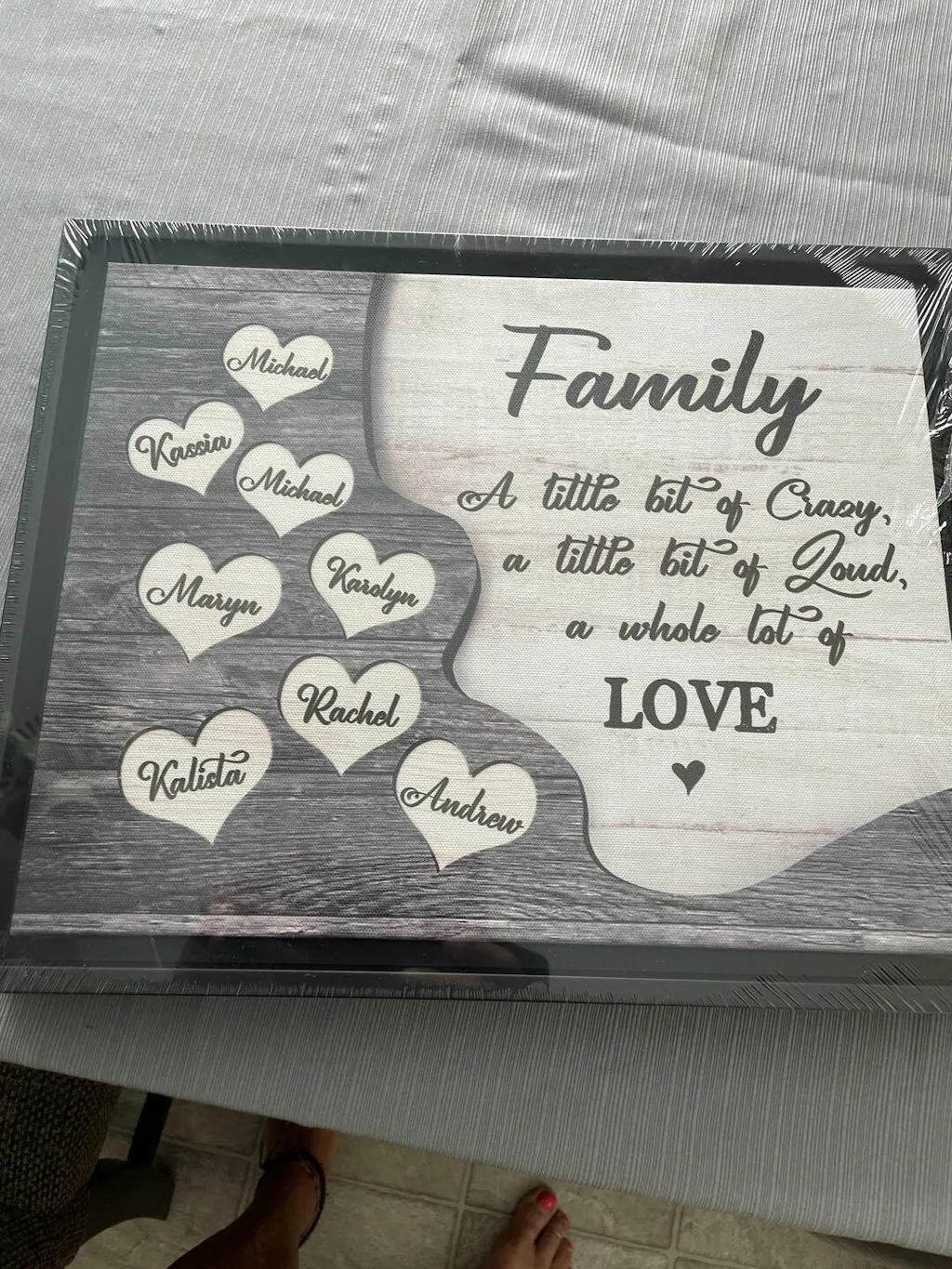 2025 Family Christmas Gifts, Personalized Family Name Sign, Gift For ...