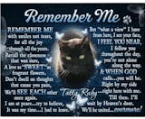 Memorial Pet Wall Art Canvas Remember Me Loss Of Cat Gifts, Pet ...