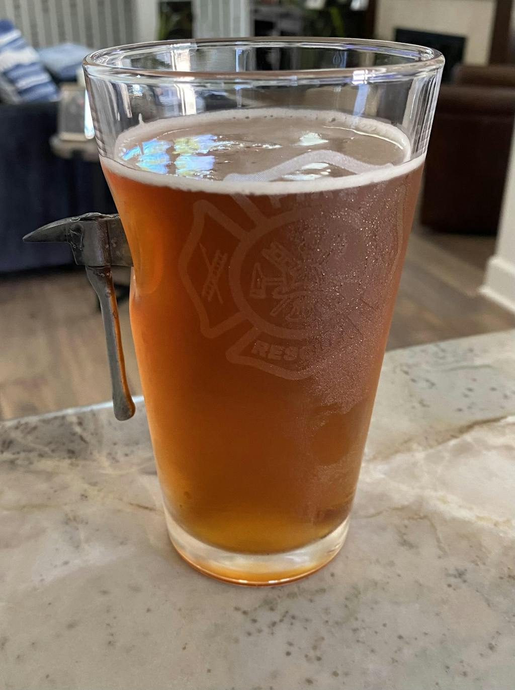 BenShot Fire Axe Glass - Maltese Cross