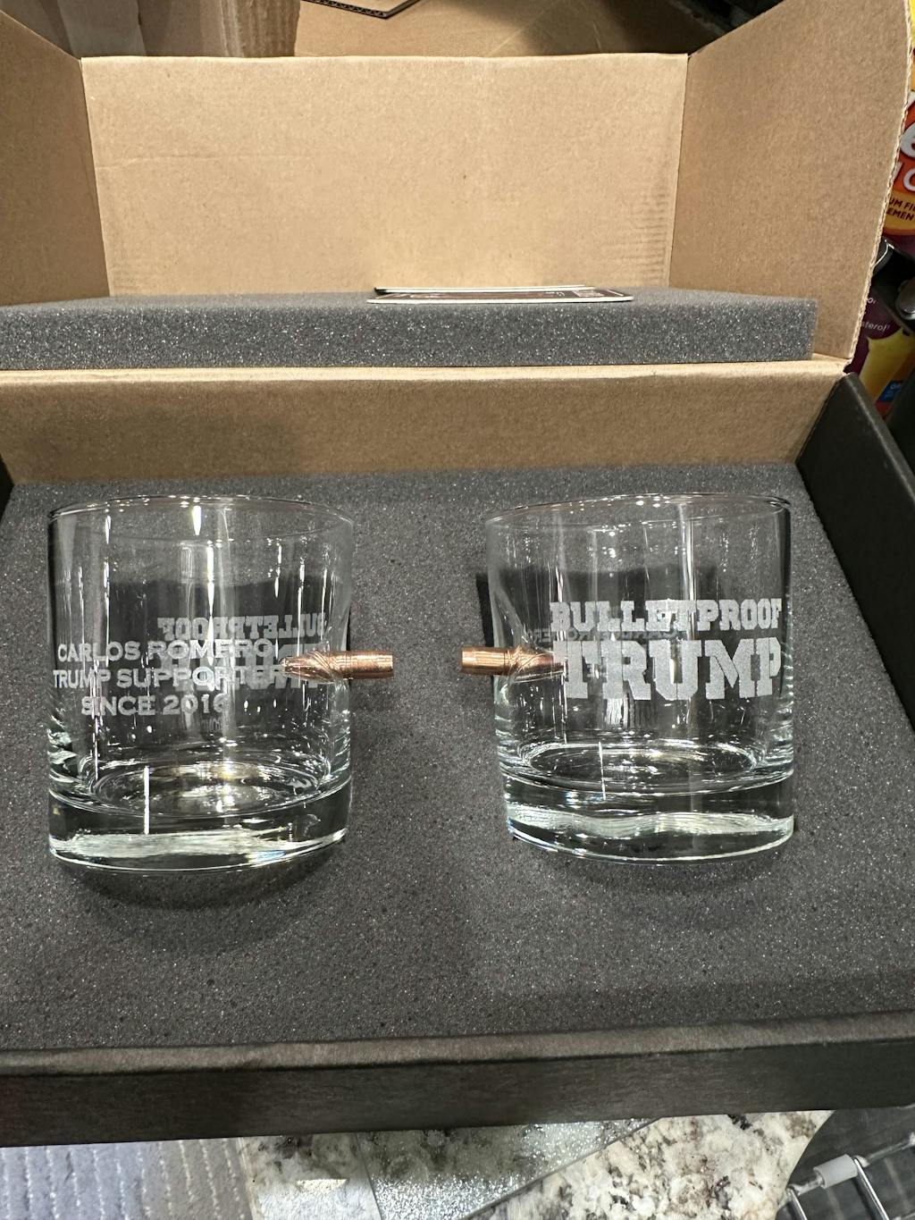 Trump Whiskey Glasses (4 Design Options) – BenShot