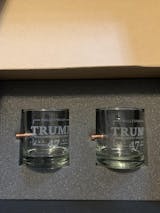 Bulletproof Trump 47 Whiskey Glass – BenShot