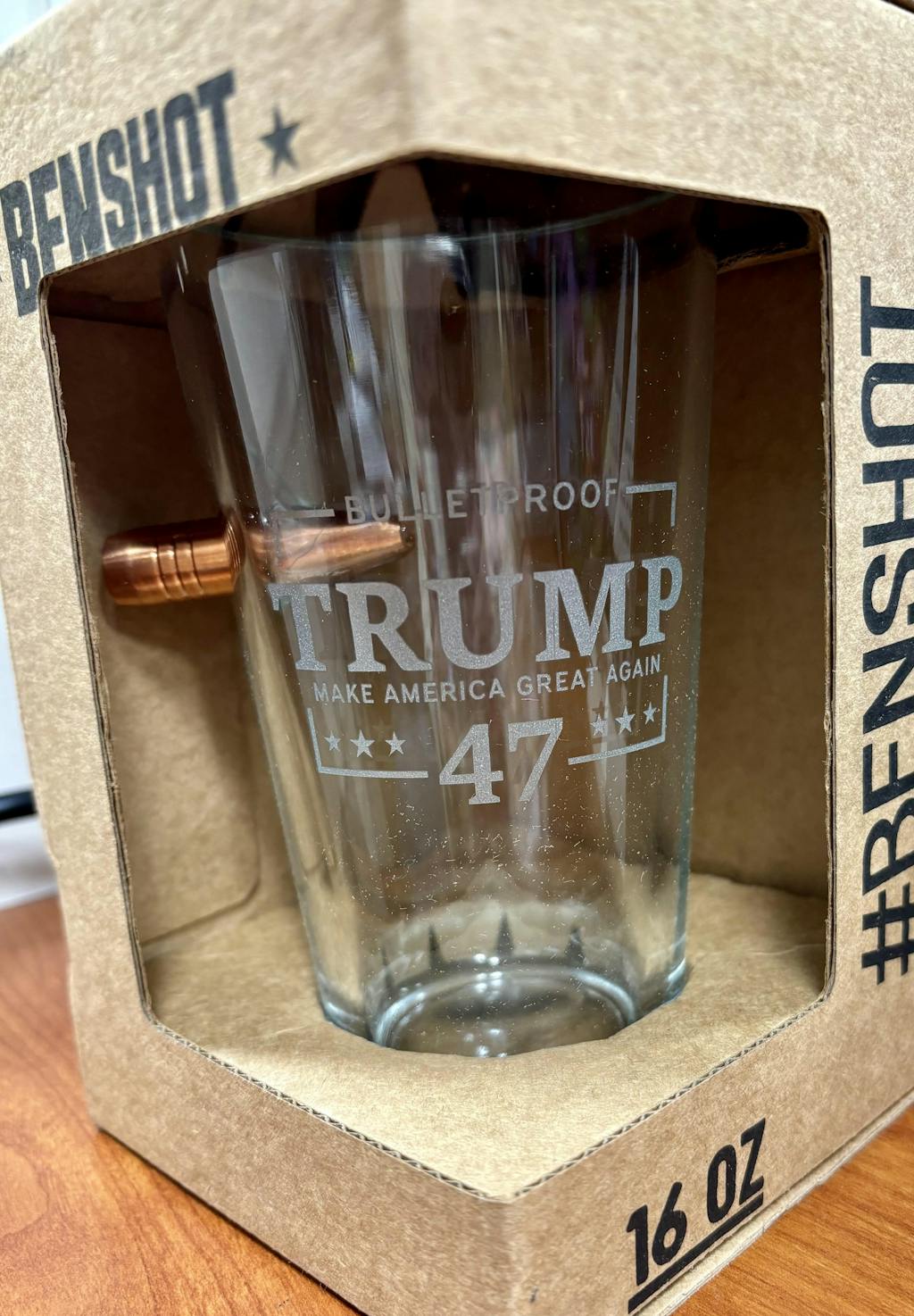 Benshot Pint Glass 16oz