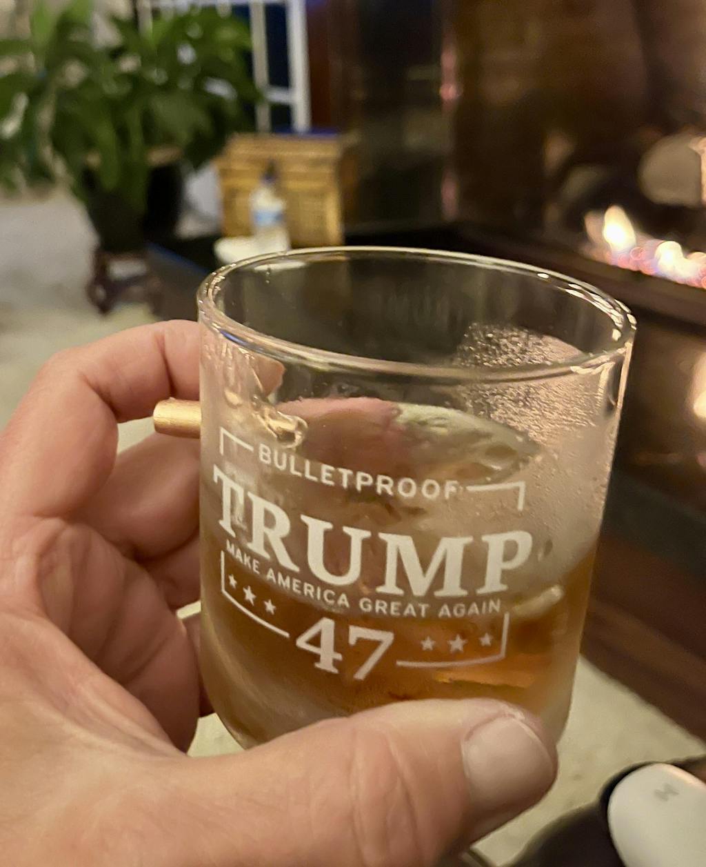 Bulletproof Trump 47 Whiskey Glass – BenShot