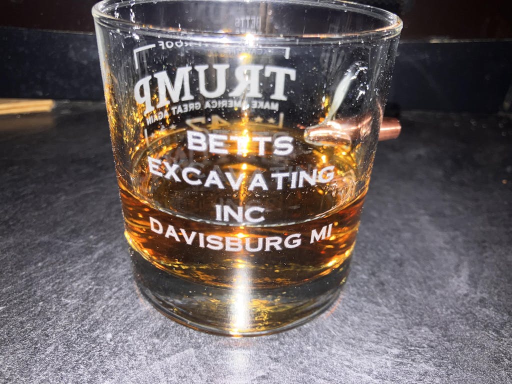 Bulletproof Trump 47 Whiskey Glass – BenShot