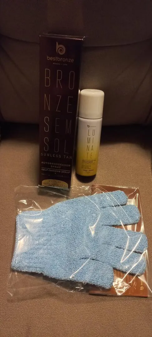 Kit Autobronzeador Spray + Luva Esfoliante - Best Bronze