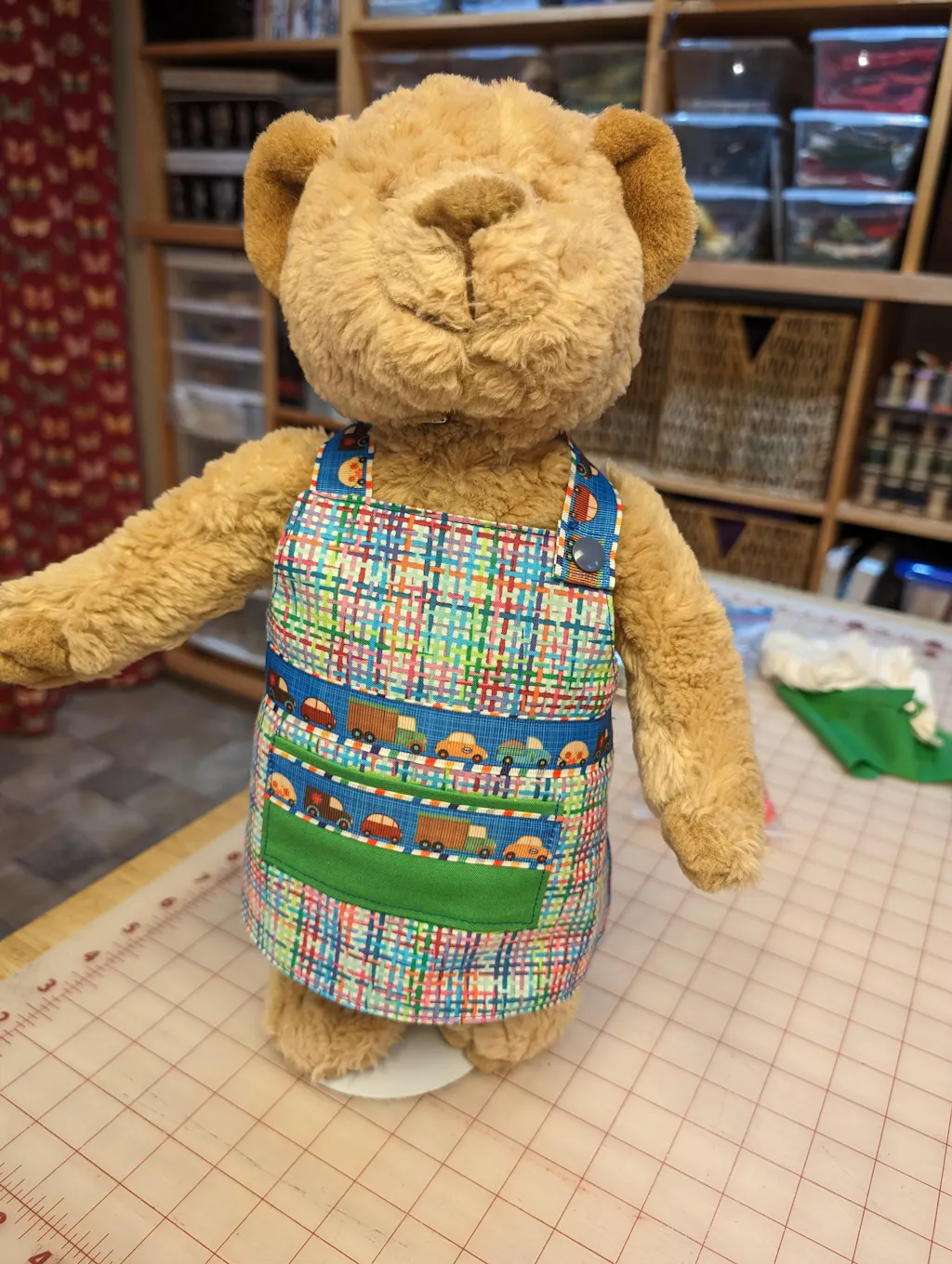 Free Teddy Bear Clothes Sewing Patters - Teddy Bear Apron – Best ...