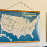 US National Forests Map 18x24 Poster - Best Maps Ever