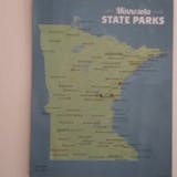 Minnesota State Parks Map 11x14 Print - Best Maps Ever