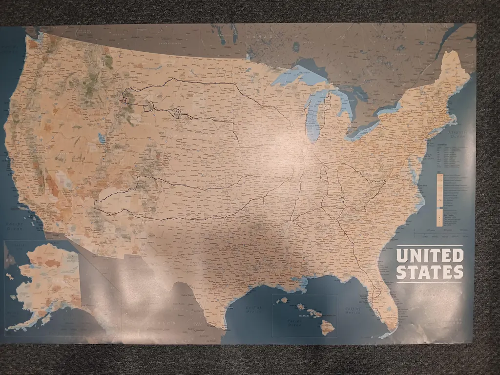 United States Decorative Wall Map Poster | Best Maps Ever