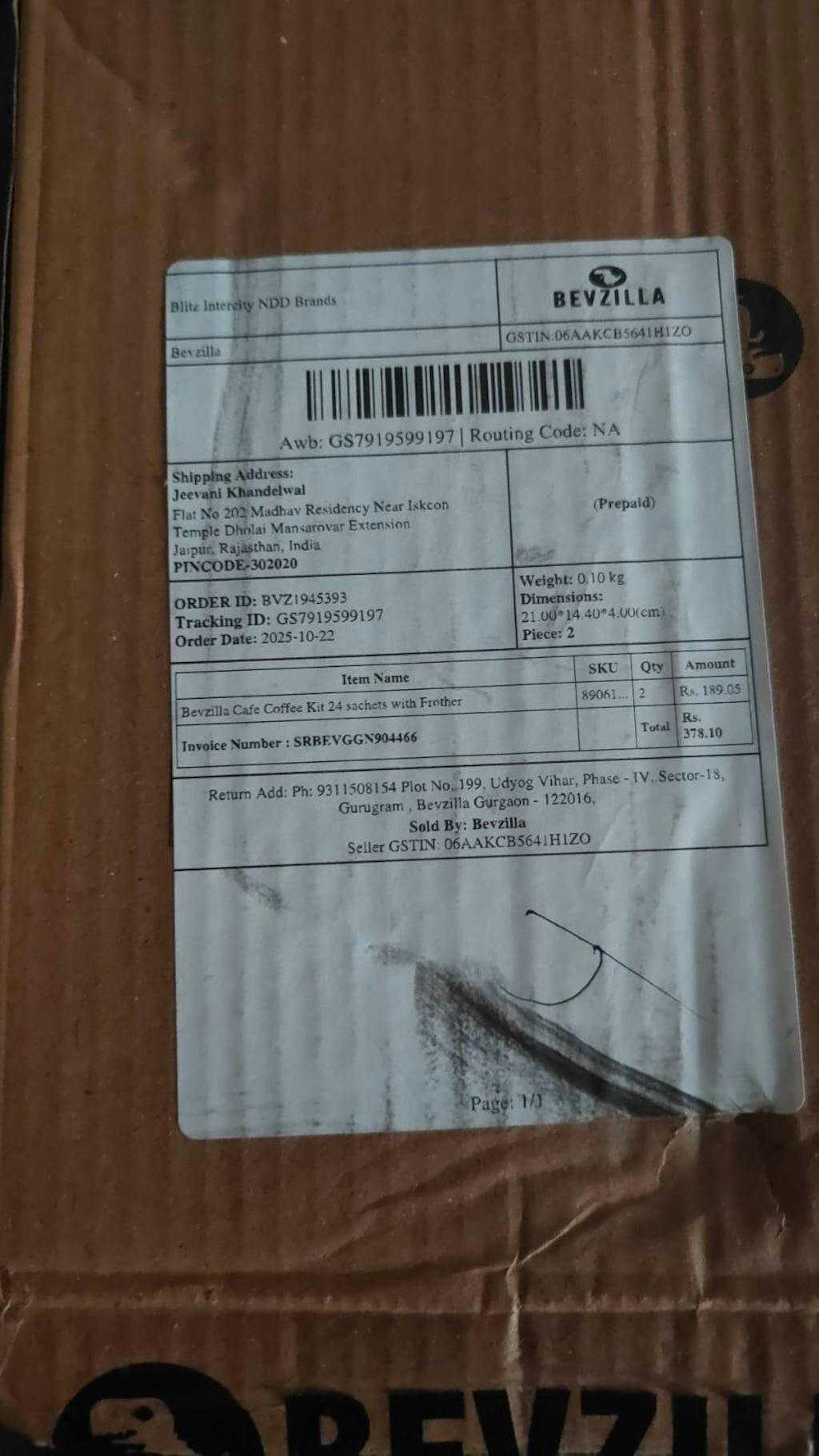 Cafe Coffee Kit– Bevzilla