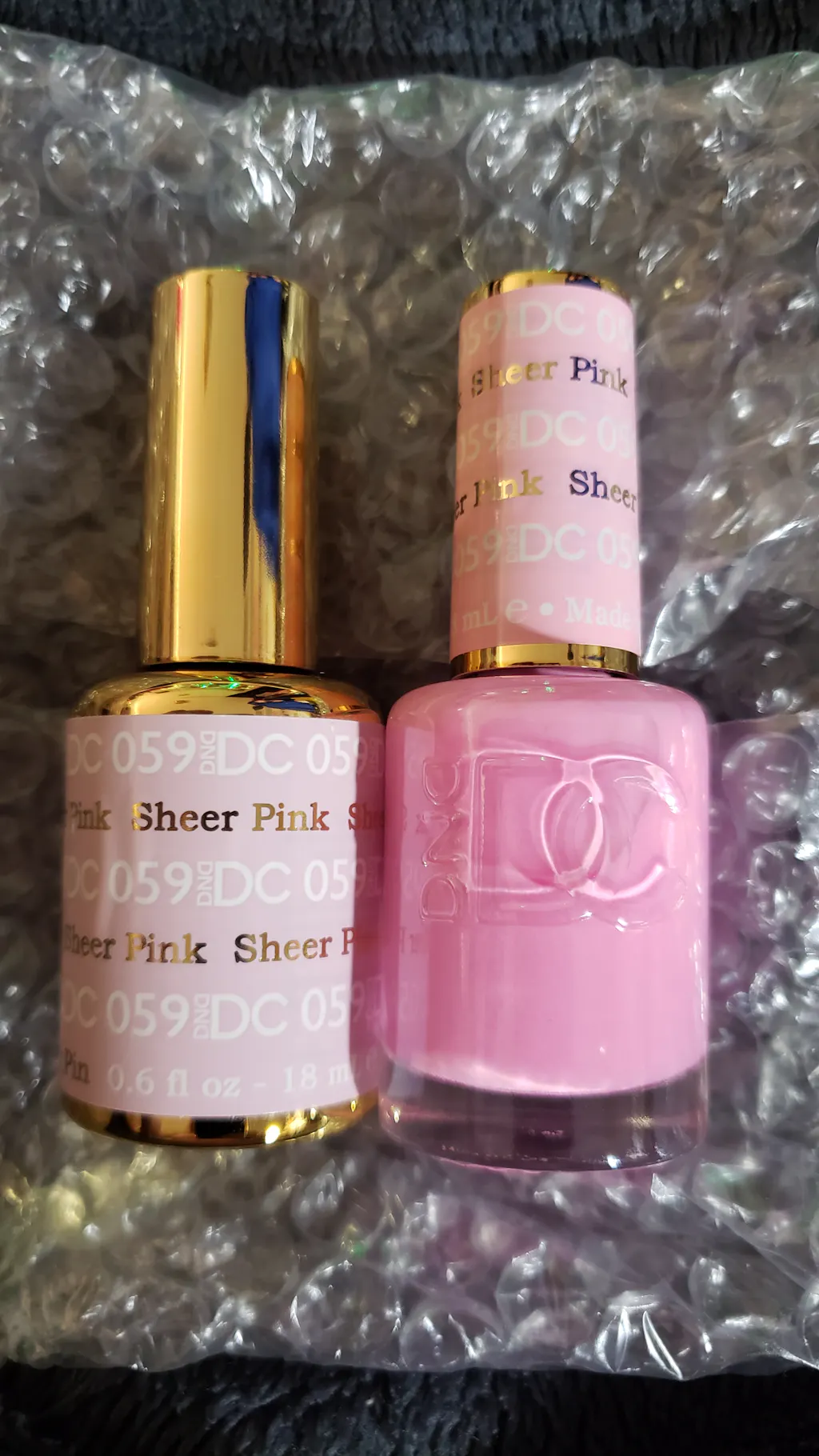 DND - DC Duo - Sheer Pink - #DC059 - Pink Gel & Lacquer Polish - DND ...