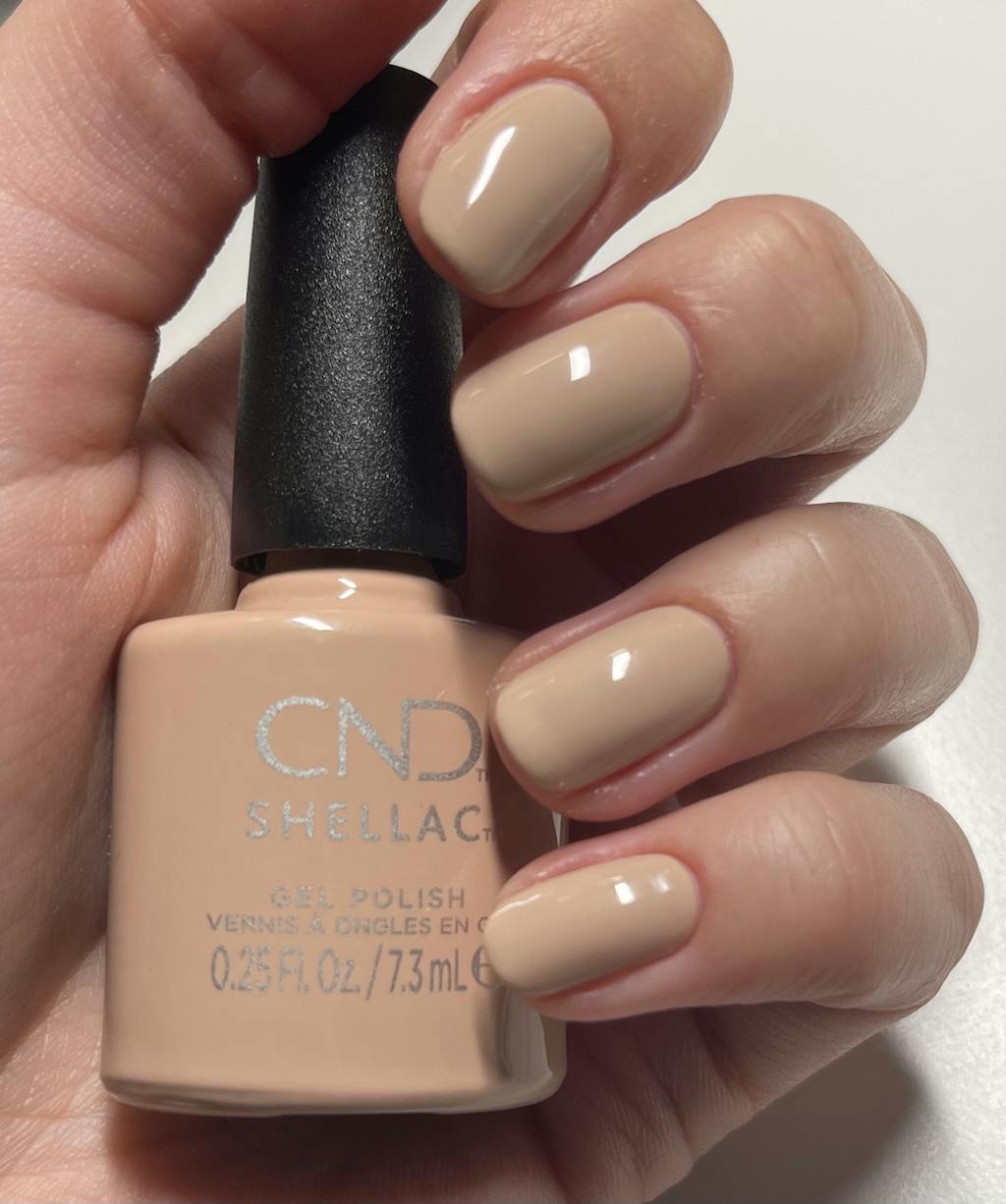 CND - Shellac Silk Slip Dress (0.25 oz) - Nude Gel Polish - CNDS-SILK ...