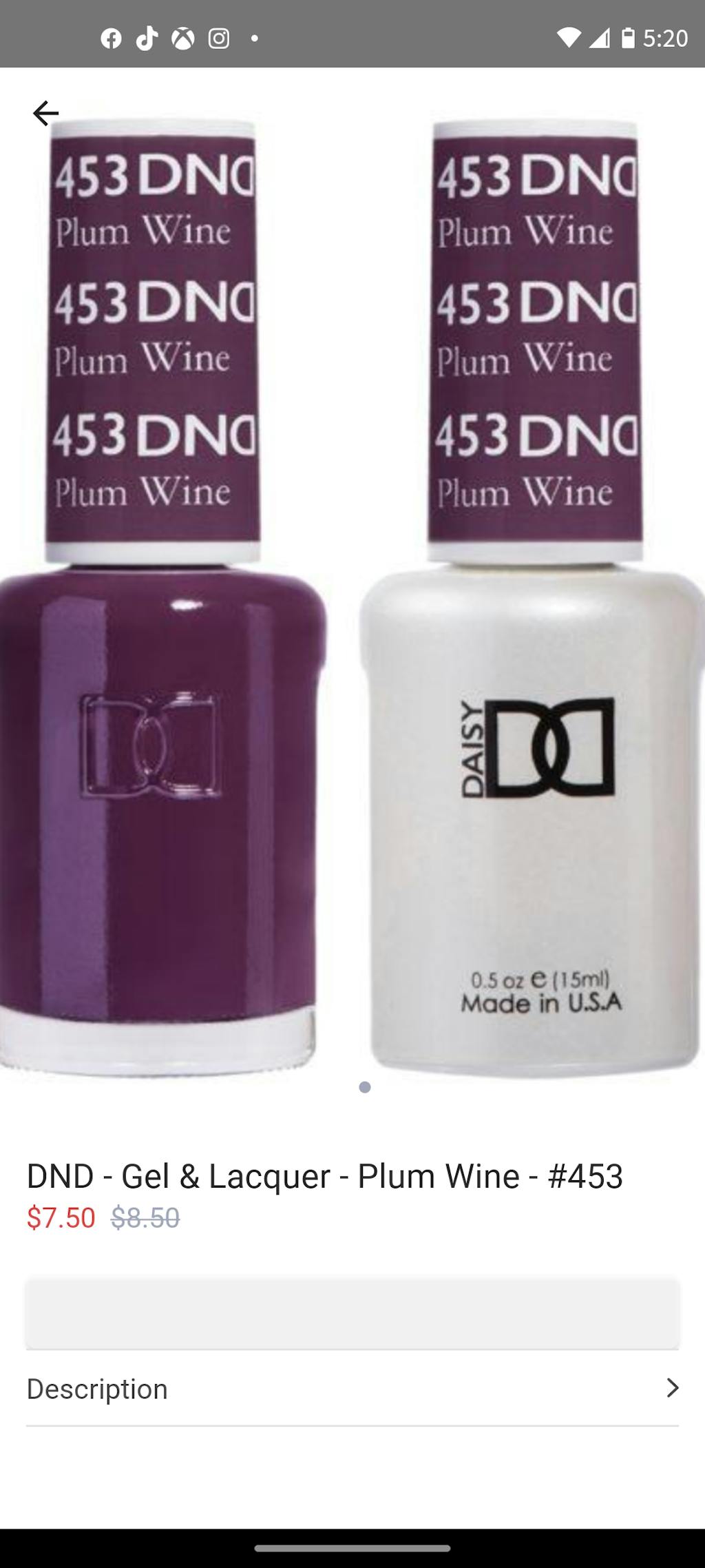 DND - Gel & Lacquer - Plum Wine - #453 - Purple Gel & Lacquer Polish ...