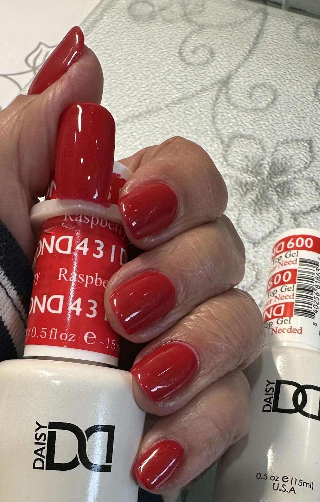 DND - Gel & Lacquer - Raspberry - #431 - Red Gel & Lacquer Polish - DND ...