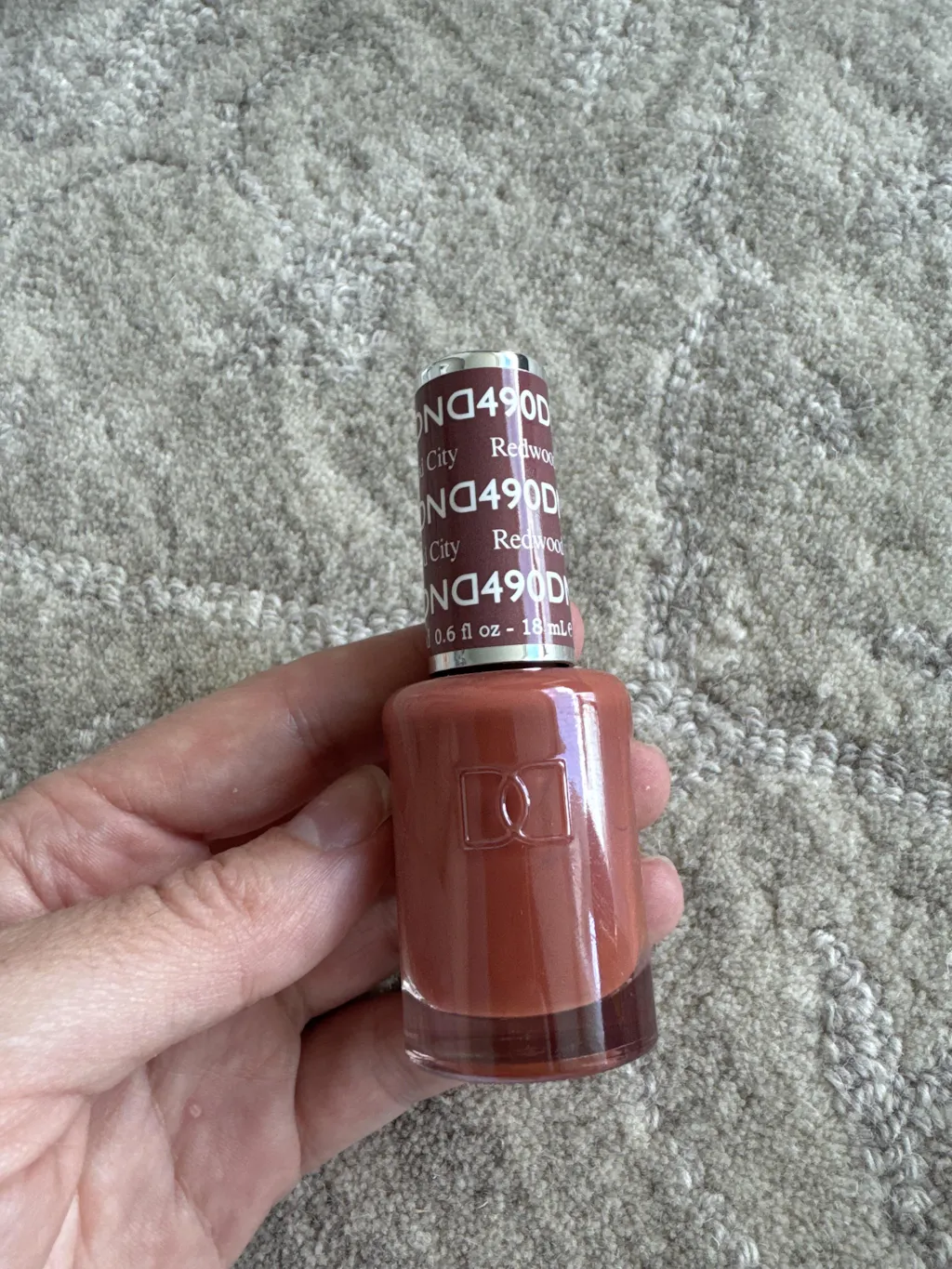 DND - Gel & Lacquer - Redwood City - #490 - Red Gel & Lacquer Polish ...